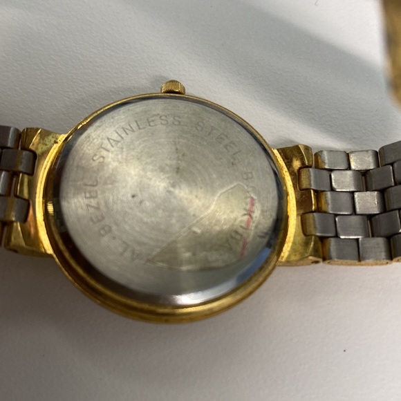 Adolfo | Accessories | Adolfo Mens Watch Gold Black | Poshmark